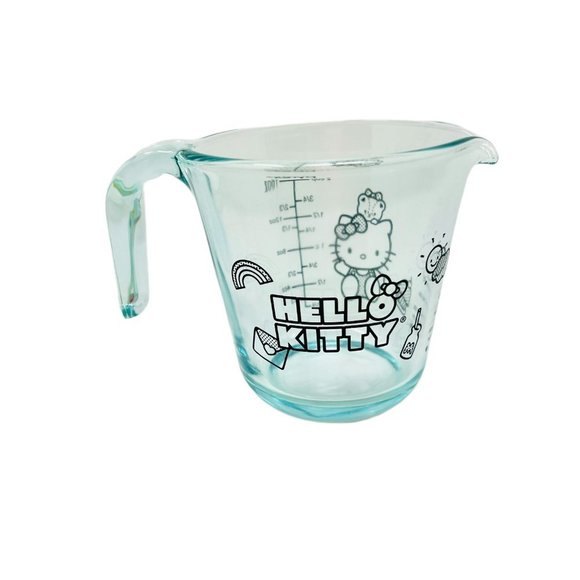 Hello Kitty | Kitchen | Pyrex Sanrio Hello Kitty Glass Measuring Cup ...